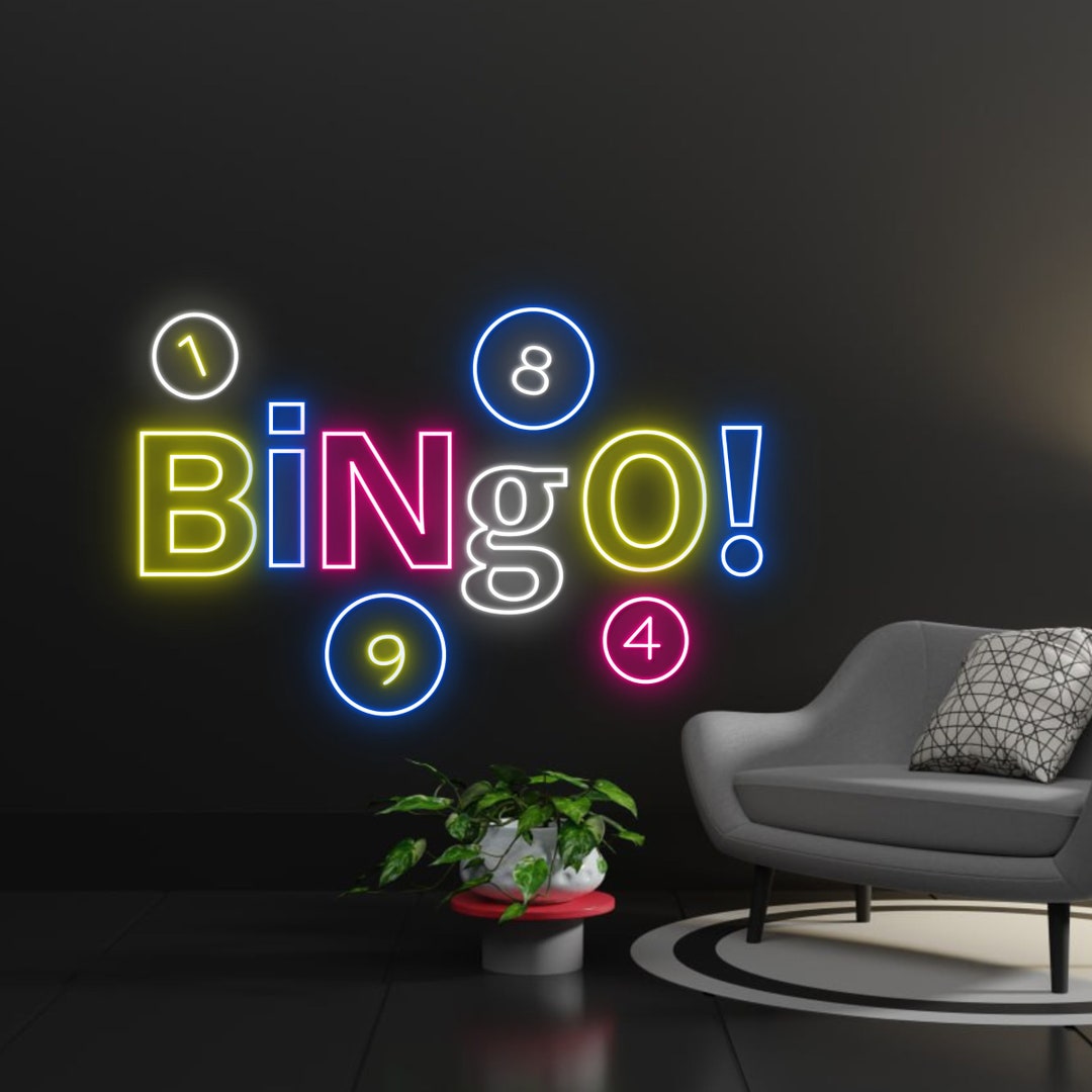 Bingo Led Sign, Bingo Led Lights, Bingo Neon Sign, Custom Neon Sign ...