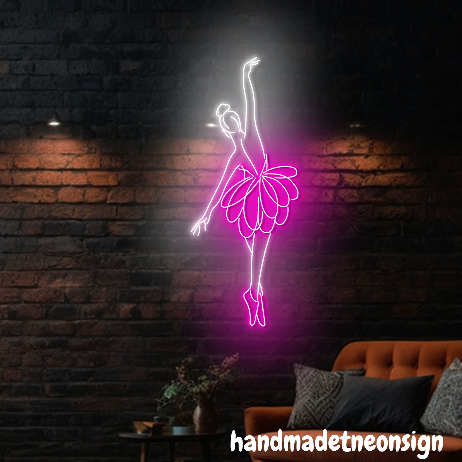 Ballerina Neon Sign, Ballet Led Sign, Ballet Dancer Neon Light, Dancing ...