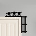 Personalized Lamb Sheep Door Corner Metal Wall Art, Custom Sheep Metal ...
