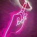 Secret Finger on Lip Neon Sign, Secret Lip Led Sign, Secretled Sign ...