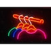 Custom Clothes Hangers Led Sign, Wardrobe Hanger Neon Sign, Laundry Led ...