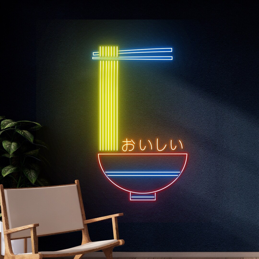 Ramen Led Sign, Ramen Noodles Neon Sign, Japanese Noodles Led Light ...