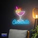 Cocktails Neon Sign – LED Bar Light for Home Lounge, Cocktail Party ...