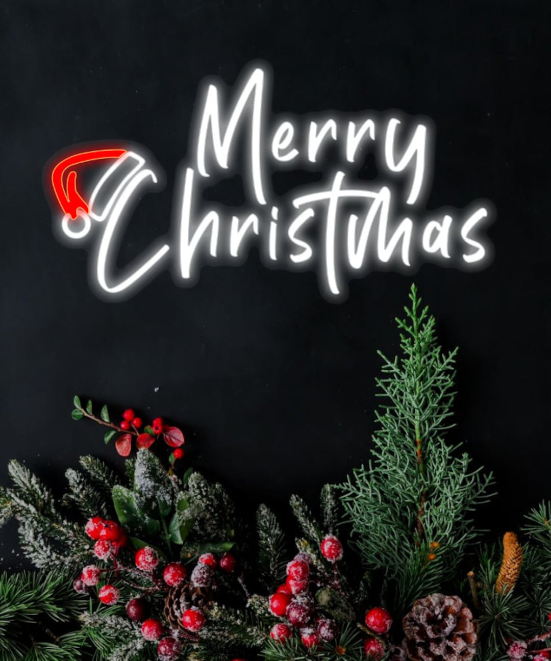 Merry Christmas Neon Sign, Christmas Neon Sign, Christmas Decor ...
