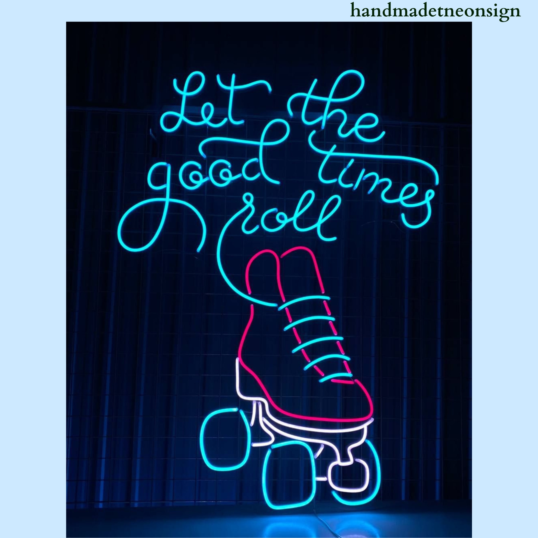 Neon Roller Skate Signs Roller Derby Free Stock Vectors