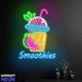 Smoothies Neon Sign for Wall Decor, Smoothies Led Light, Custom Neon ...