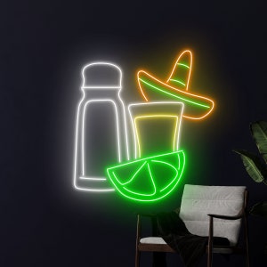 Tequila Led Sign, Custom Quote Tequila Neon Light, Tequila Cocktail ...
