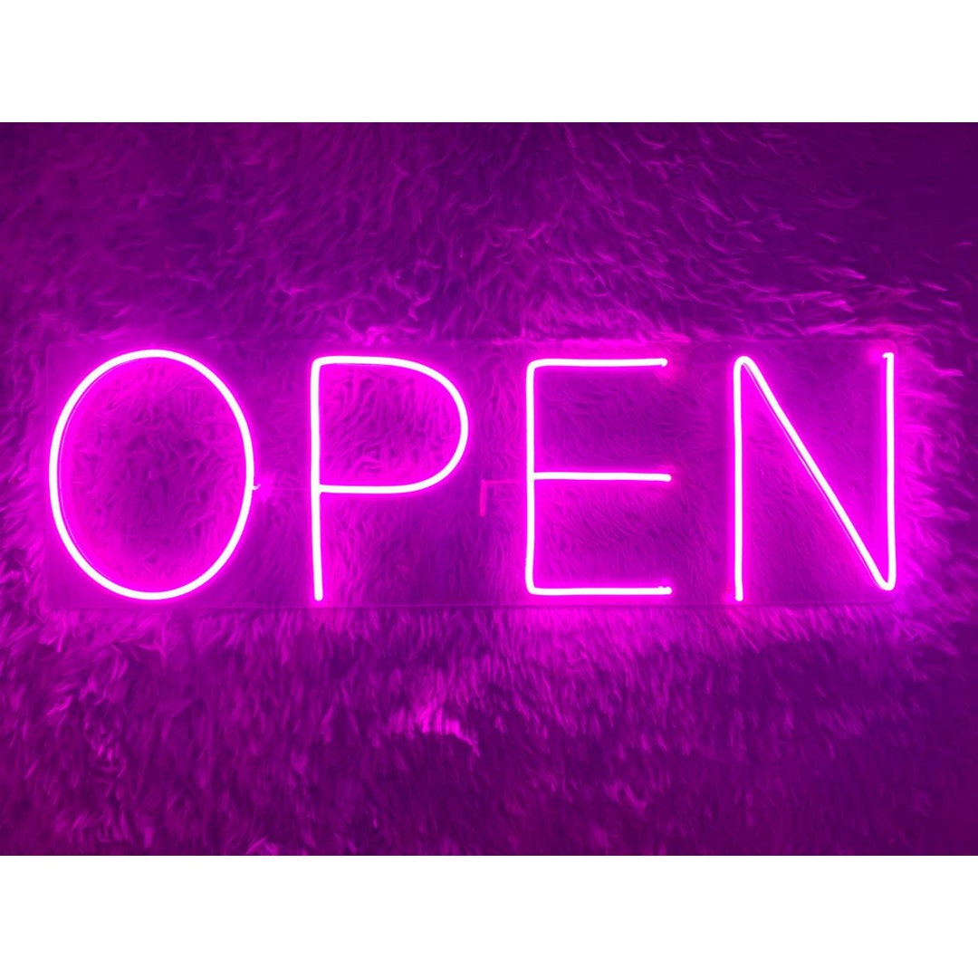 Open Led Sign, Open Led Sign, Wall Decor, Bar Neon Sign, Custom Neon ...