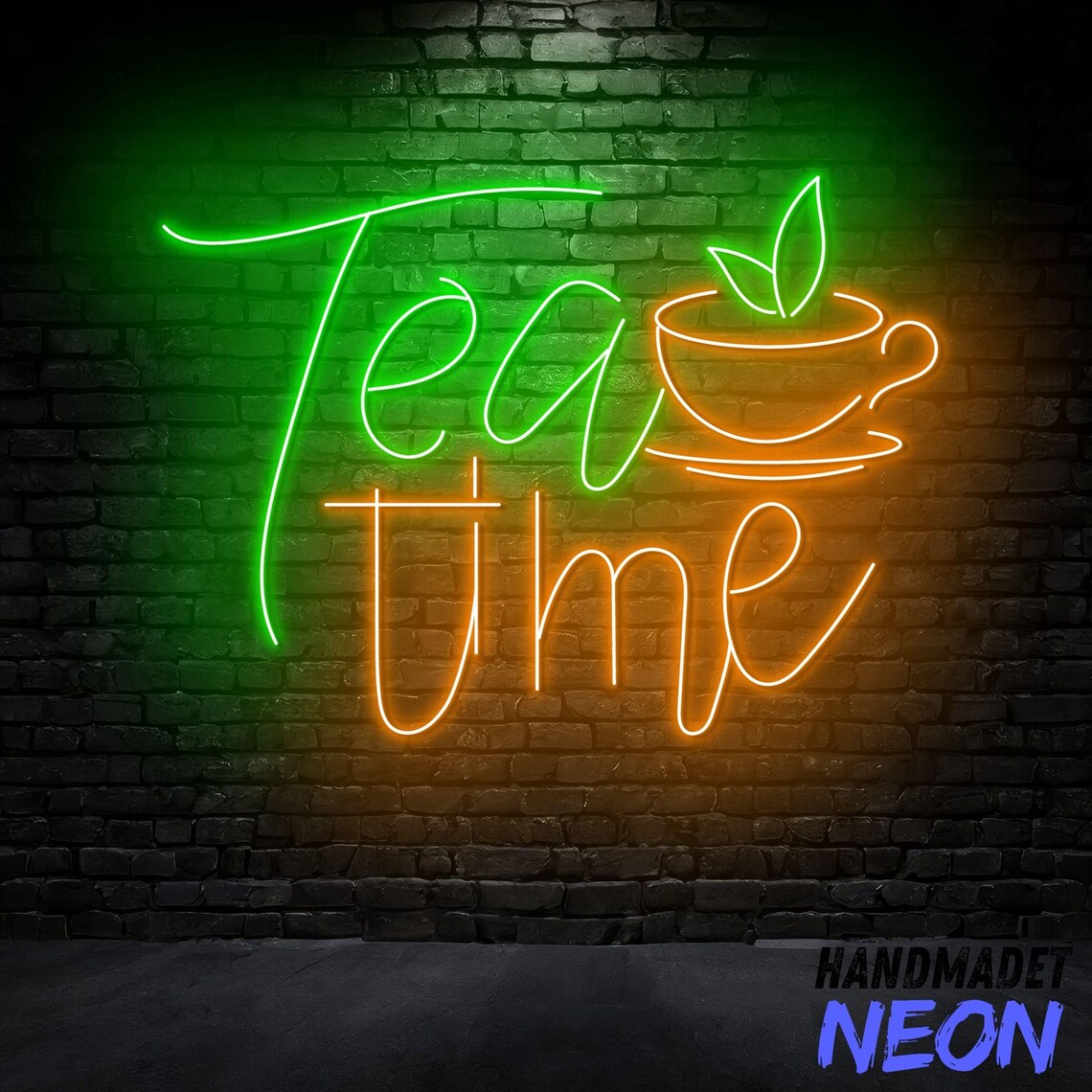 Tea Time Neon Sign, Tea Time Led Sign, Tea Cup Neon Light, Tea Store ...