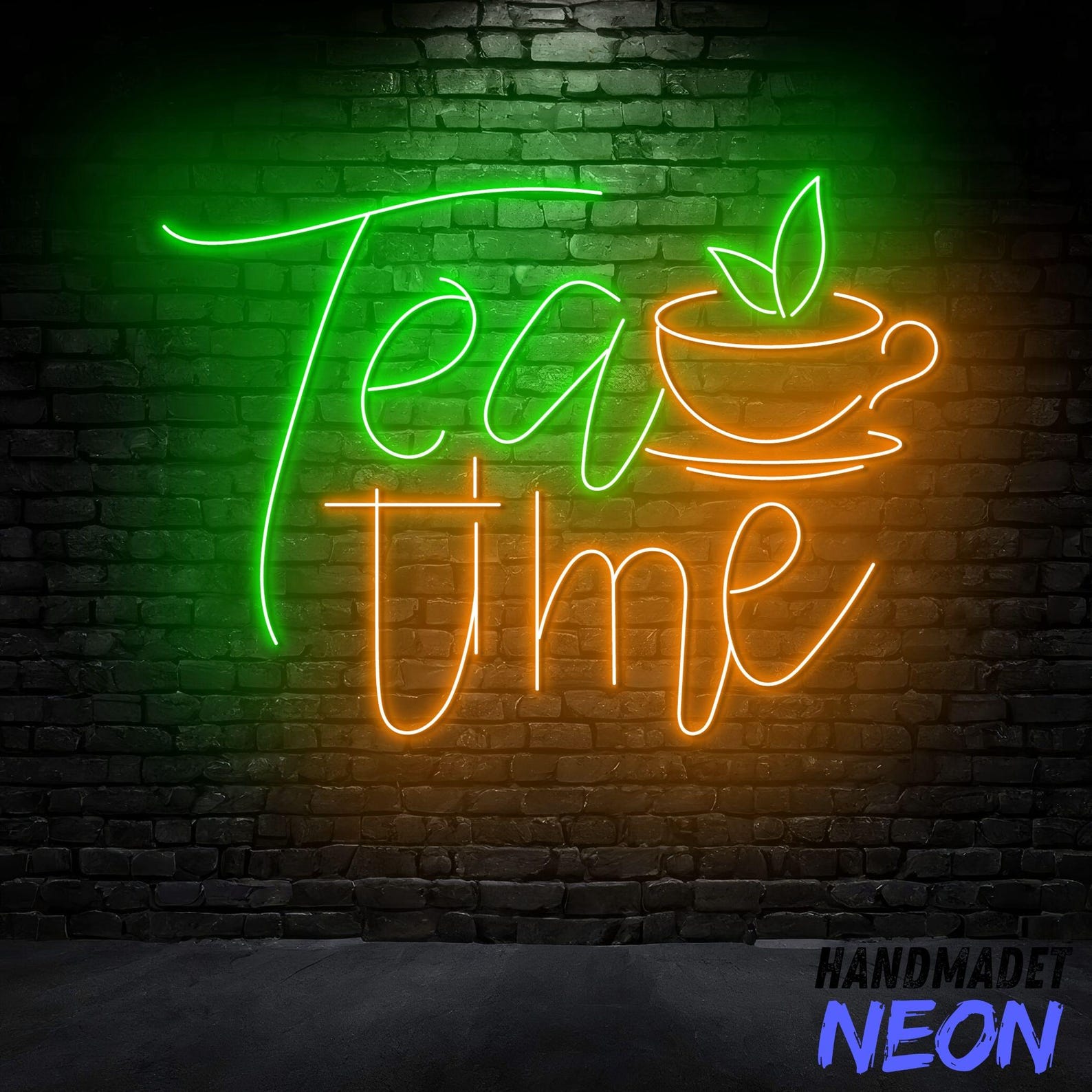 Tea Time Neon Sign, Tea Time Led Sign, Tea Cup Neon Light, Tea Store ...