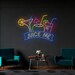 Cocktail Led Sign Cocktail Neon Sign Wall Decor Juice Neon - Etsy