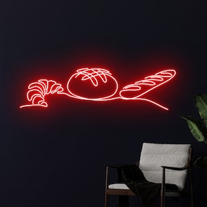 Bakery Neon Light, Baker Led Light, Baking Led Sign, Bread Neon Sign ...