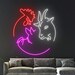 Chicken Goat Pig Neon Sign, Farm LED Sign, Farm Neon Light, Food Room ...