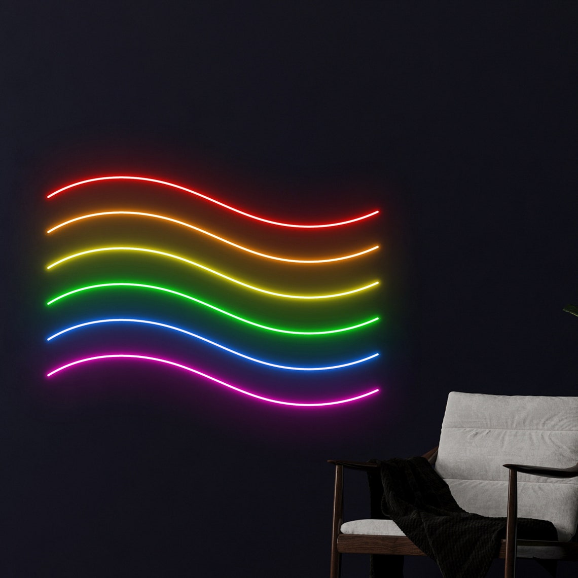 Pride Flag Neon Led Light, Pride Flag Light Decor, Flag LGBT Neon Light ...