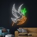 Dove Neon Sign Flying Pigeon LED Light Peace Bird Neon - Etsy