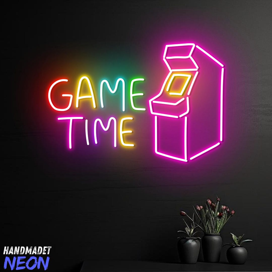 Game Room Neon Sign, Arcade Neon Light, Game Room Led Sign, Custom Neon ...