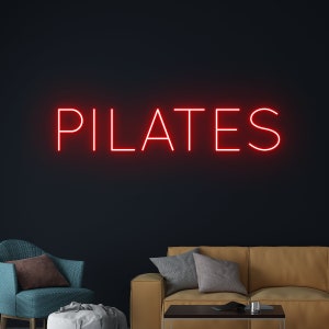 Pilates Neon Sign, Pilates Neon Light, Pilates Led Sign, Pilates Led ...