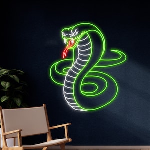Snake Neon Light, Snake Led Sign, Snake Neon Sign, Snake Led Light ...