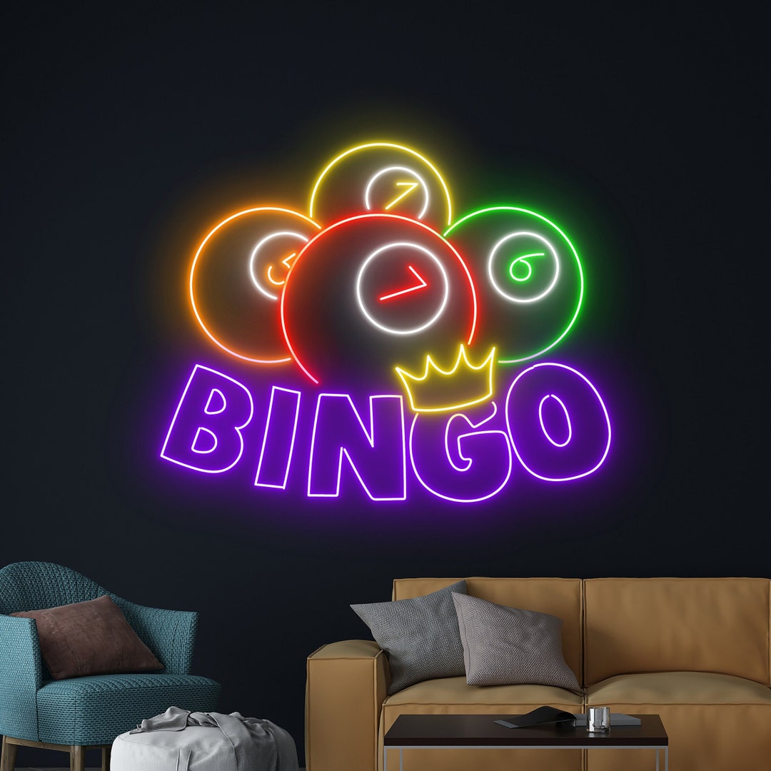Custom Bingo Led Neon Sign, Custom Bingo Neon Sign, Bingo Neon Sign ...