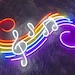 Music Led Sign, Music Neon Sign, Wall Decor, Music Led Light, Custom ...