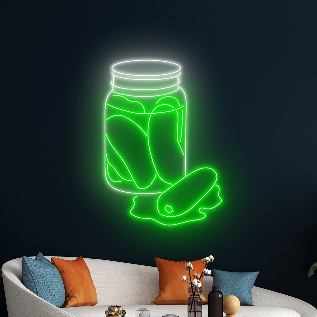 Pickle Neon Light, Pickle Neon Sign, Pickle Led Light, Custom Pickle ...