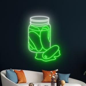 Pickle Neon Light, Pickle Neon Sign, Pickle Led Light, Custom Pickle ...