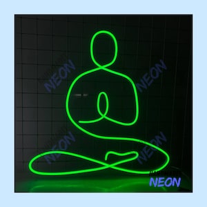 Buddha Neon Sign, Yoga Led Decor, Buddhist God Led Light Sign, Custom ...