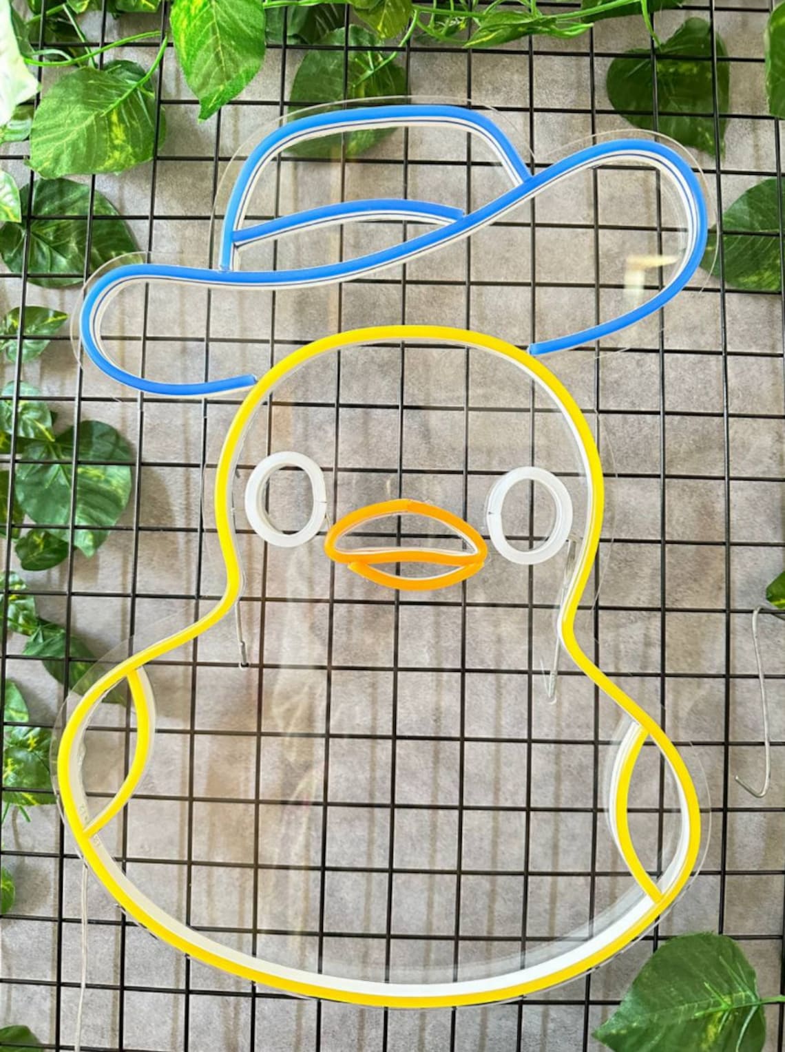 Cute Duck Neon Sign Cute Duck Led Sign Led Light Custom - Etsy