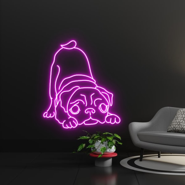 Led Pug Light - Etsy