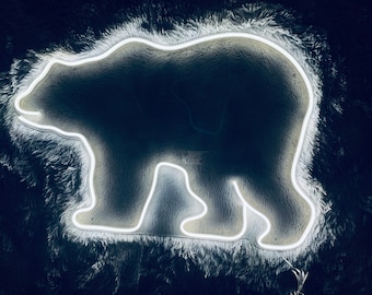 Neon Bear - Etsy