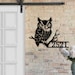 Personalized Pug Dog House Number, Pet Home Number Metal Wall Sign ...