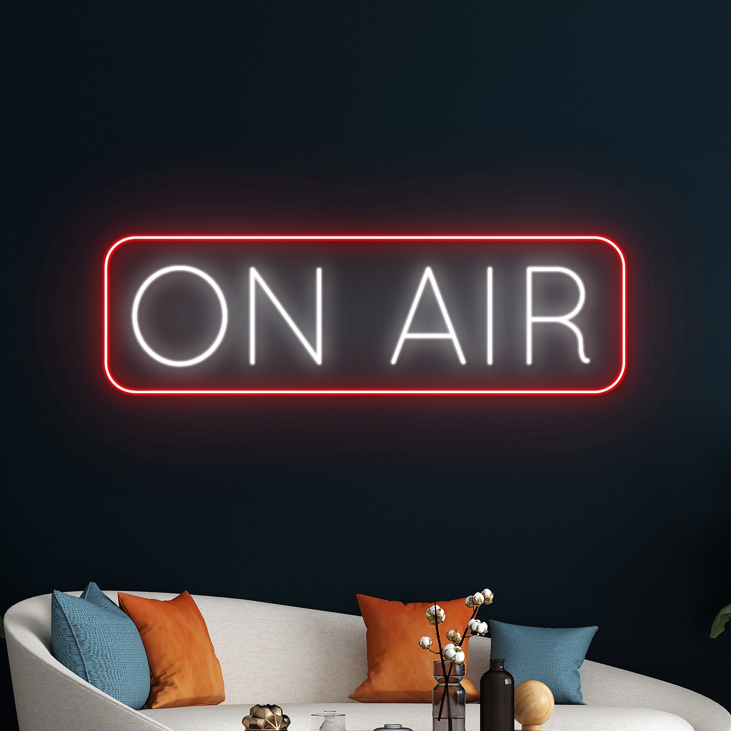 On Air Neon Sign, Record Studio Led Sign, Radio LED Light, Podcast Neon ...