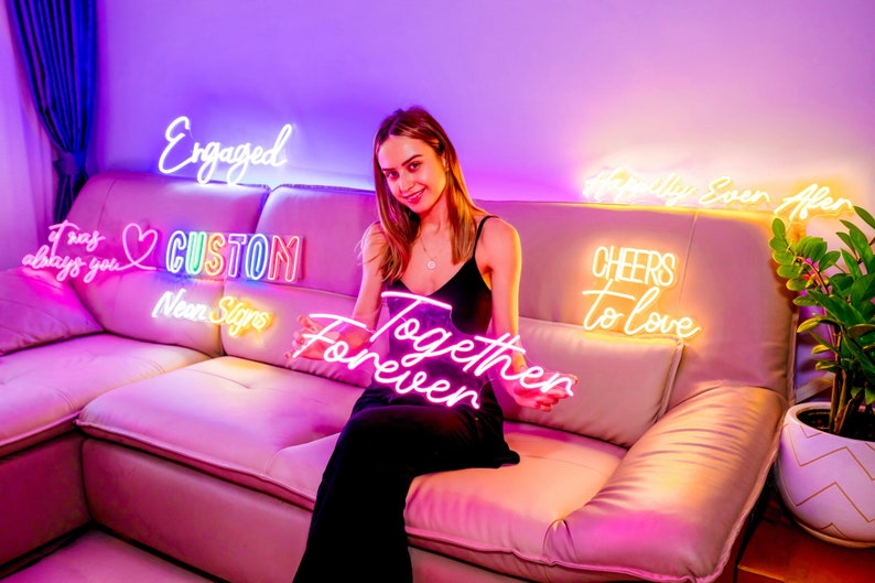 Custom Neon Sign Aesthetic Custom Neon Signs LED Neon Sign - Etsy