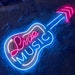 Live Music Sign,custom Bar Name Neon Sign,neon Bar Sign,flex Led Light ...