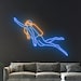 Scuba Diver Neon Sign, Scuba Diver Neon Light, Diving Mask & Duck ...