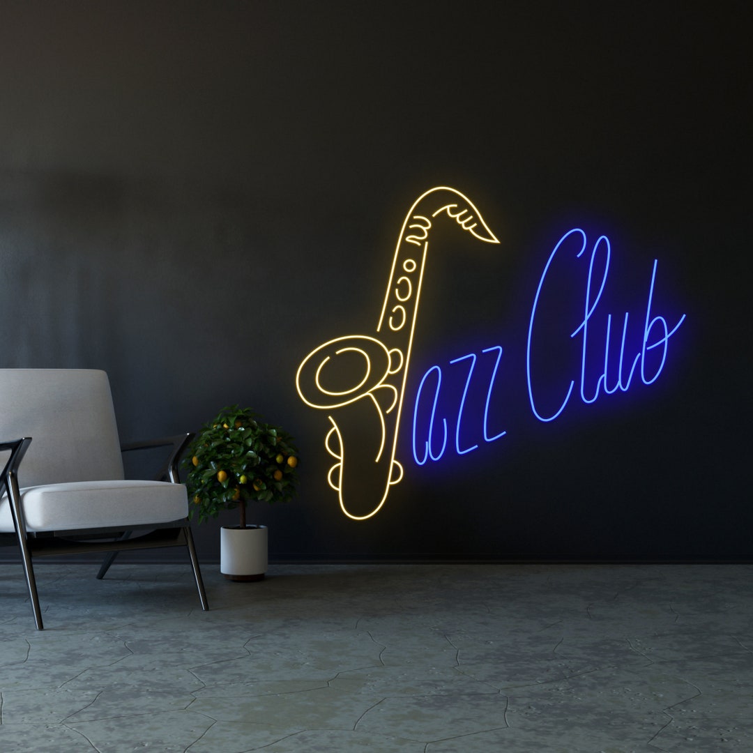 Jazz Club Led Sign, Jazz Club Led Lights, Jazz Neon Sign, Custom Neon ...
