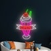 Milkshake Open Neon Led Sign, Open Milkshake Neon Sign, Milkshakes Neon ...