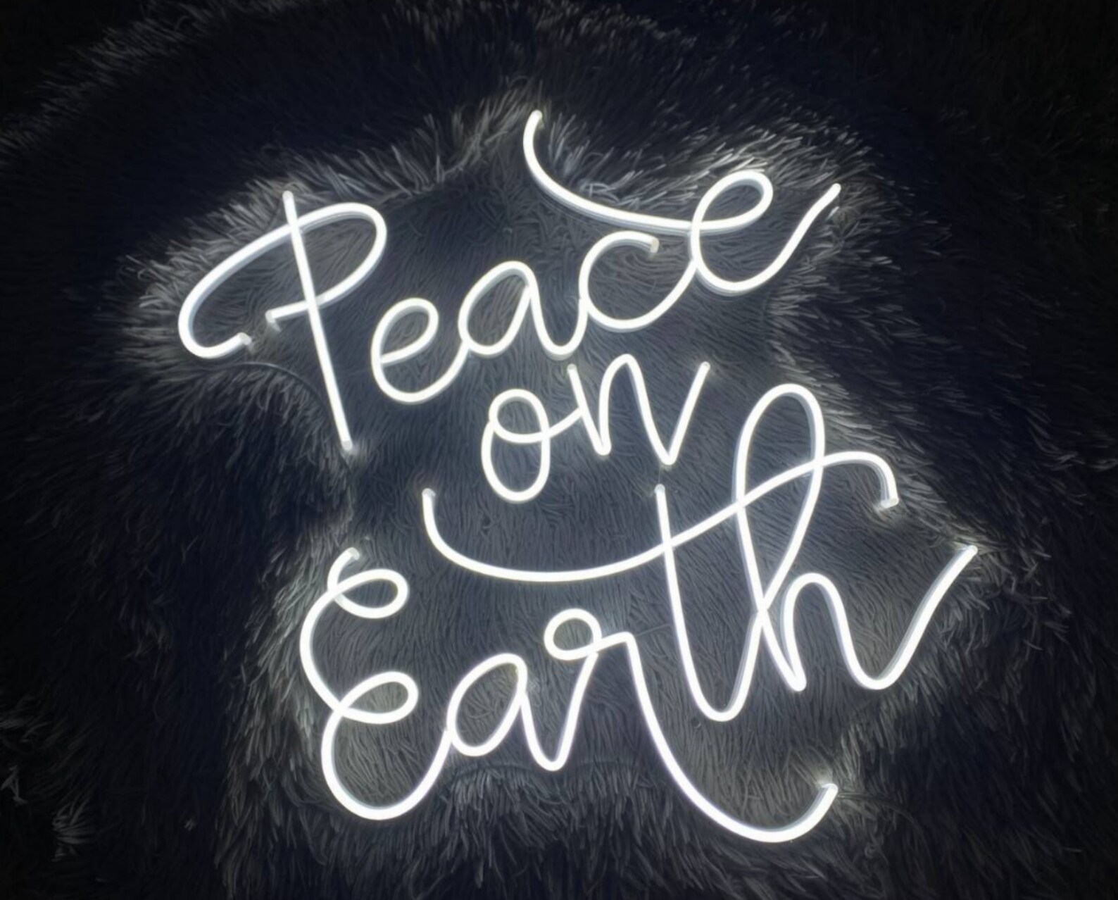 Peace on Earth Neon Sign Peace on Earth Led Sign Led Light - Etsy