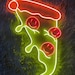 Pizza Slice Neon Sign, Pizza Slice Led Sign, Pizza Led Sign, Custom ...