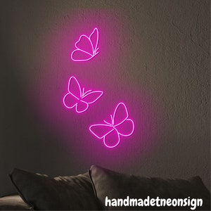 Butterfly Neon Sign, Butterflies Led Sign, Butterfly Led Light ...