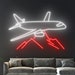 Air Plane Neon Sign, Airplane Led Light, Plane Sign, Plane Night Light ...