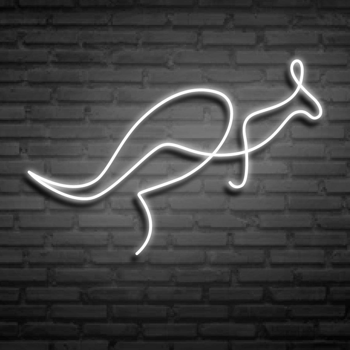 Kangaroo Neon Sign Kangaroo Led Sign Home Decor Custom Neon - Etsy
