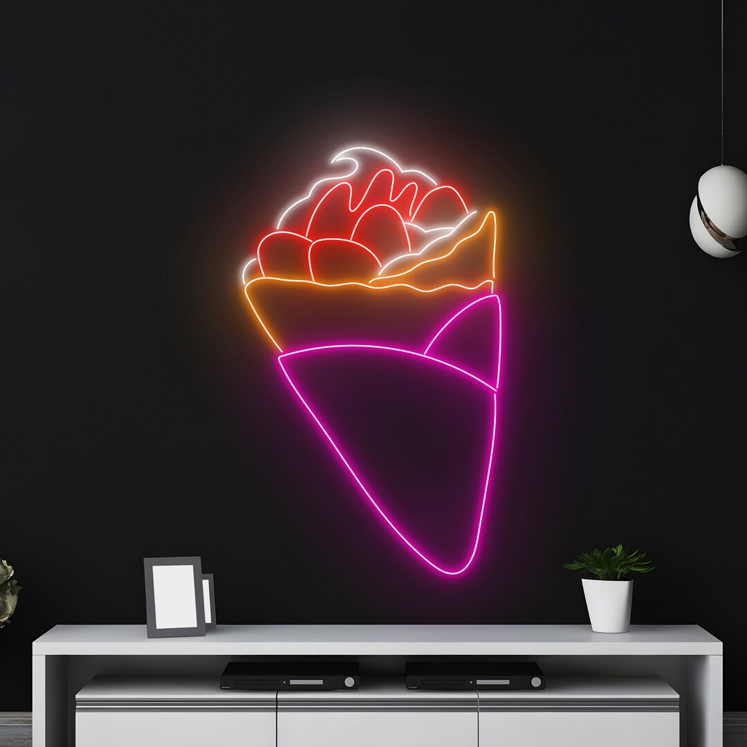Crepe Neon Light, Crepe Neon Sign, Crepe Led Light, Bakery Led Sign ...
