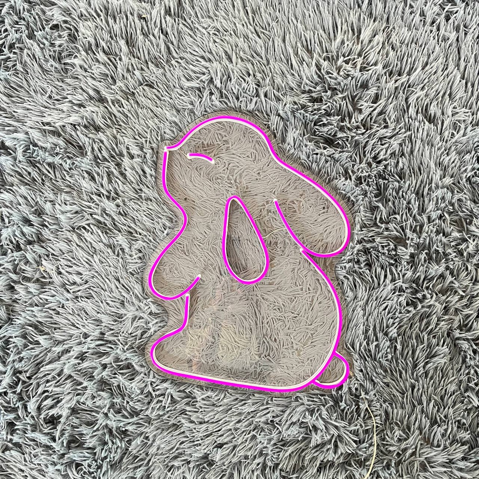 Rabbit LED Neon Sign Cute Bunny Neon Sign Bunny Neon Led - Etsy