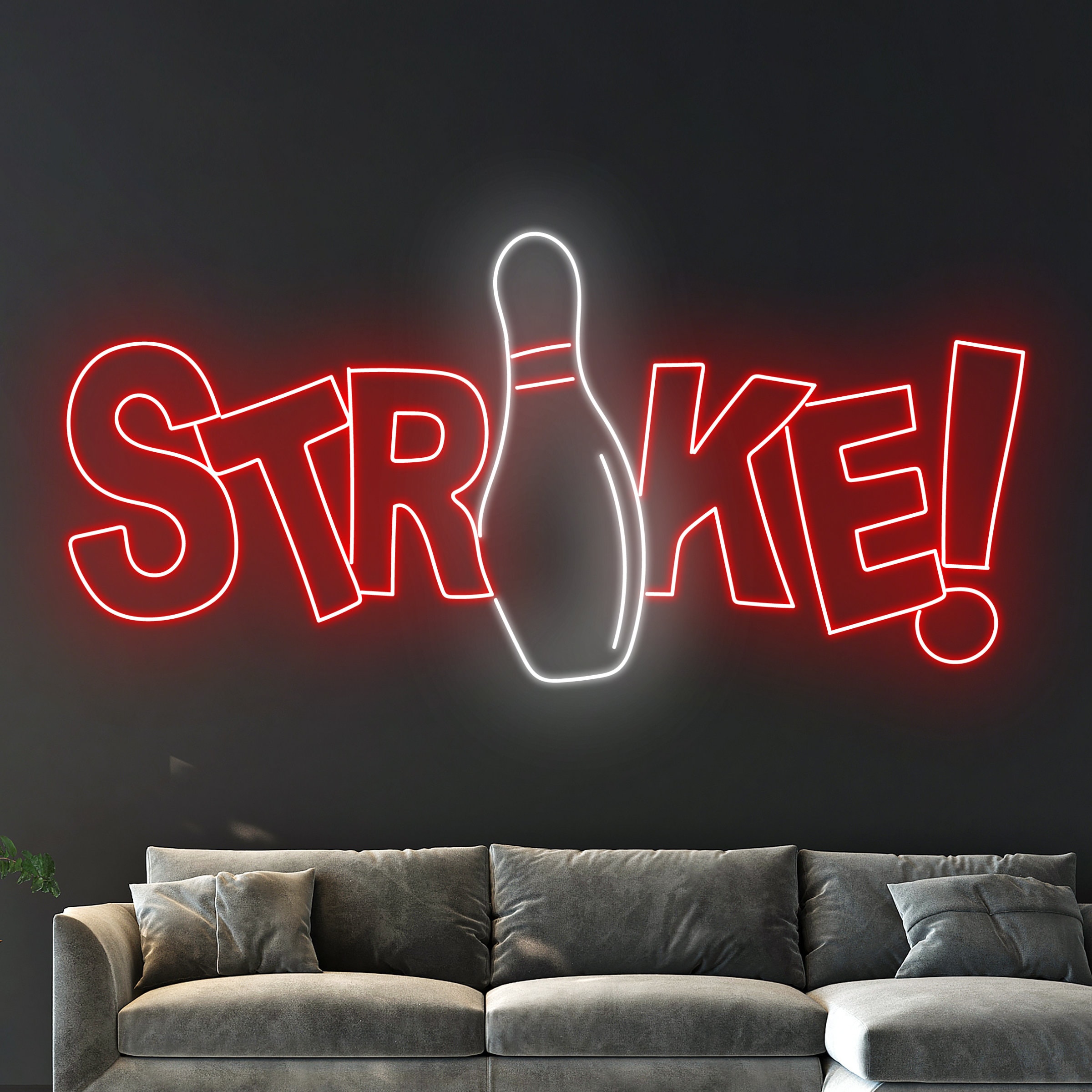 Bowling Neon Sign, I'd Hit That Bowling Led Sign, Bowling Led Light ...