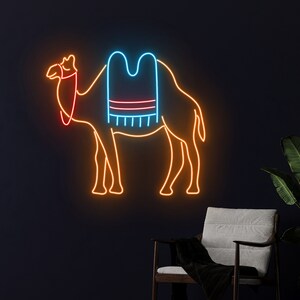 Camel Neon Sign, Camel Led Sign, Camel Led Light, Camel Neon Light ...