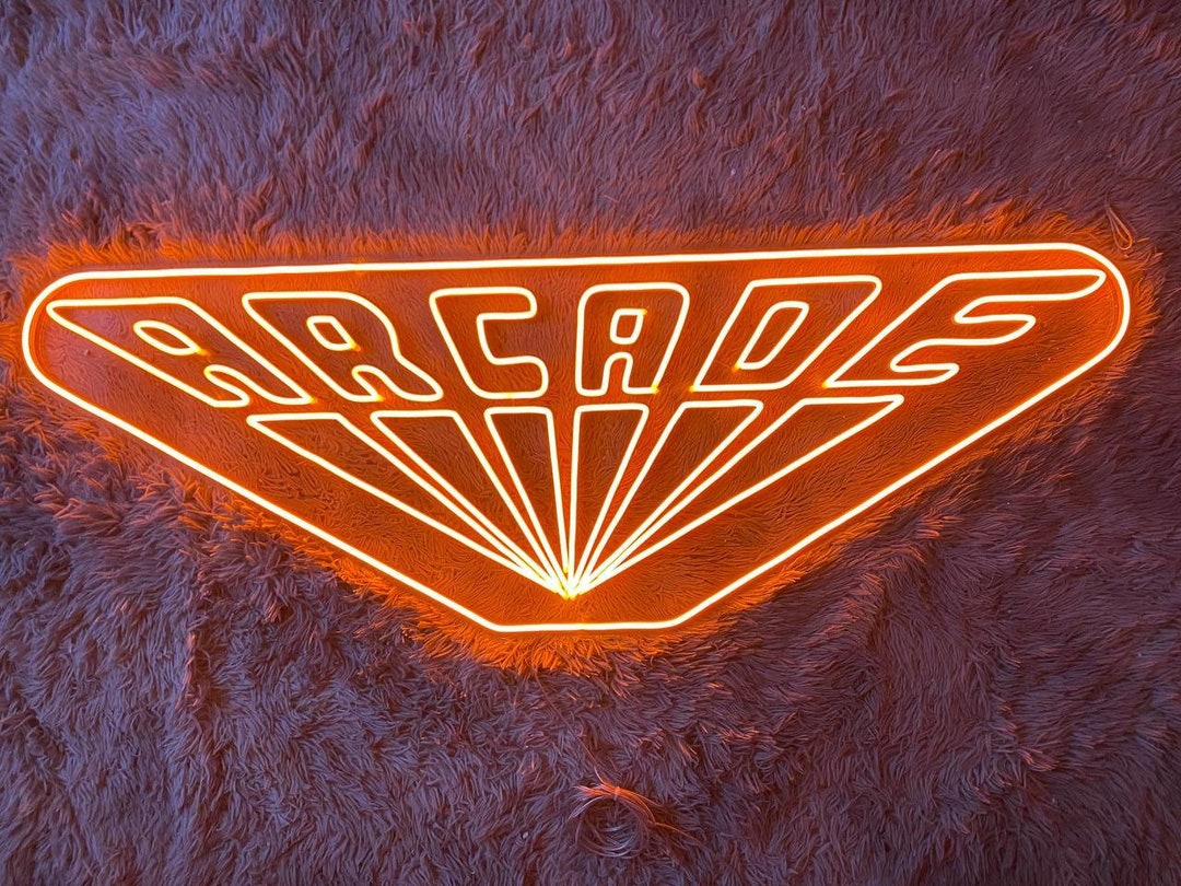 Retro Arcade Neon Sign, Arcade Led Sign, Wall Decor, Game Room Led ...