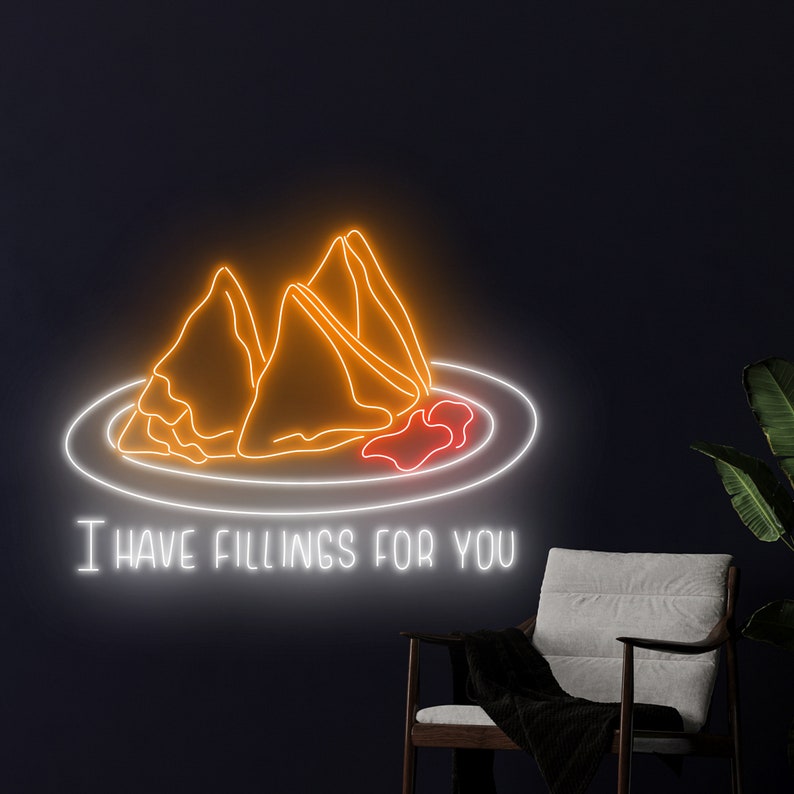 Samosa Neon Sign, Samosa India Led Sign, Samosa Led Light, Samosa India ...