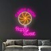 Candy Shop Neon Sign, Happy Sweet Led Sign, Lollipop Candy Neon Light ...