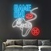Arcade Game on Machine Neon Sign, Game Machine Led Sign, Arcade Led ...